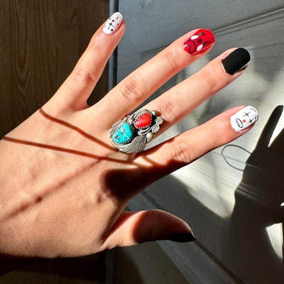 White Fairy With Wings Magic Wand Nail Stickers/ 3D Nymph Fairy Tale ...