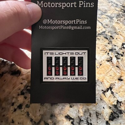 F1 it's Lights Out and Away We Go Starting Lights Formula 1 Pin - Etsy