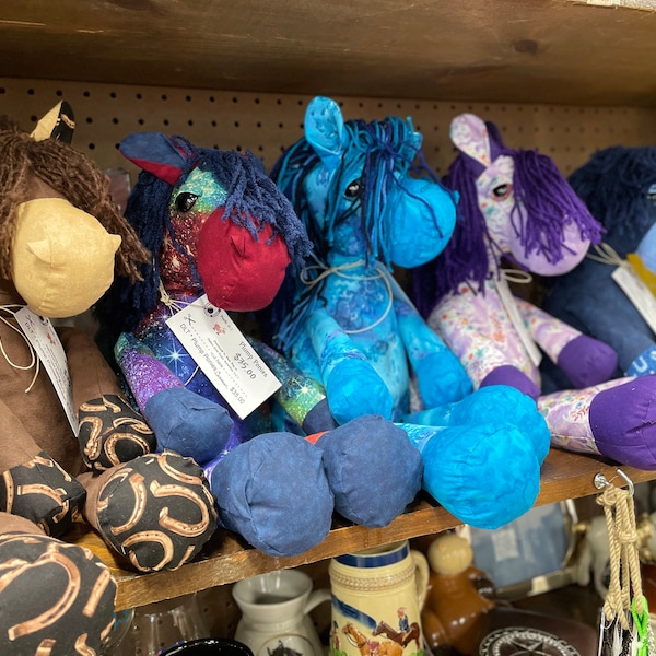 Plush Horse Doll Sewing Pattern – Rustic Horseshoe's Original Nutty Nag ...