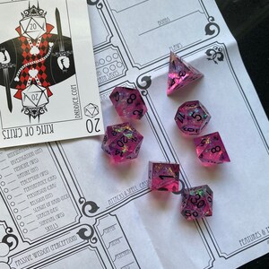 Aether Flow Translucent Dice Set for Dungeons & Dragons DND - Etsy