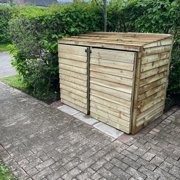 Exterior Garden Timber Steps, Pressure Treated, Outside Stairs ...