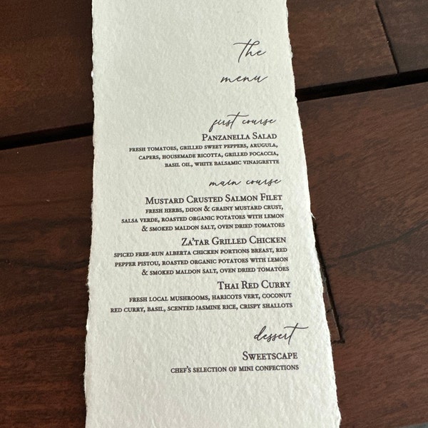 Wedding Seating Chart-deckled Paper Seating List (printed) - Etsy