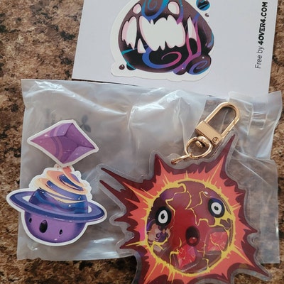 Holographic Slime Rancher Slime Shaker Charm Keychain - Etsy