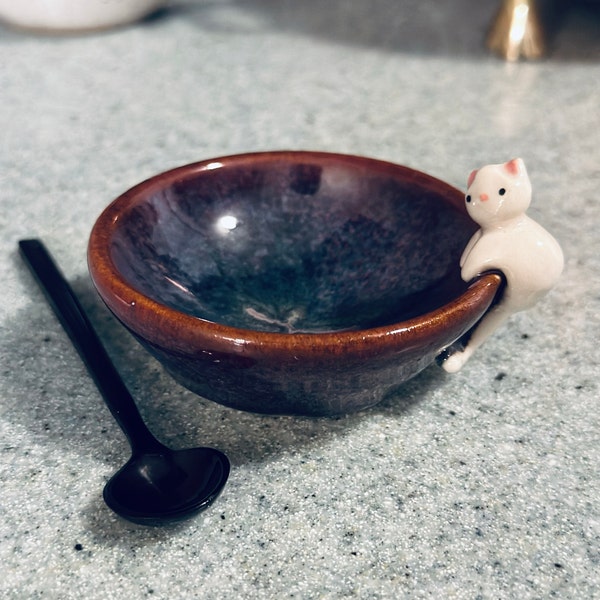 Custom Animal Bowl XS, Pottery Bowl Very Small, Animal Dish ...