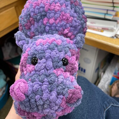 Happy the Hippo, NO-SEW Crochet Amigurumi PDF Pattern, Adorable Cute ...