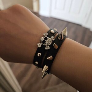 Black Faux Leather Choker, 10mm Plain Black Choker, Punk Choker, Rocker ...