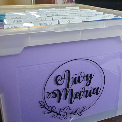 Children's Milestone Box DIY Kit Kids Memory Box Kit School Memory Box ...