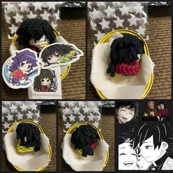 Anime Inspired - Handmade Amigurumi Doll - Crochet Mini Hashira ...