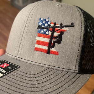 Oilfield Worker Oil Rig Leather Patch Hat Oilfield Gift, Great for ...