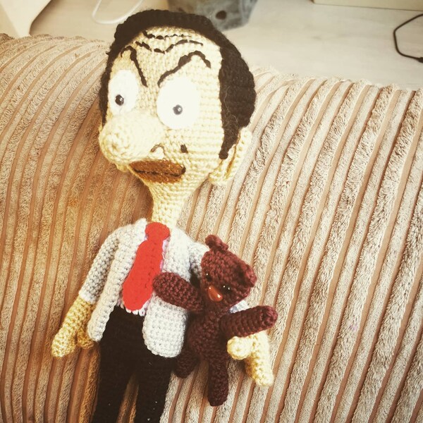 MR BEAN and Teddy PATTERN Amigurumi - Etsy