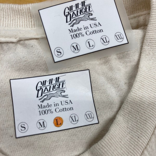 150 Tagless Clothing Labels, Made in USA - Etsy