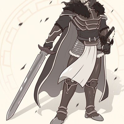 Personalized Dnd Character With Mounts/familiars Commission Custom DND ...