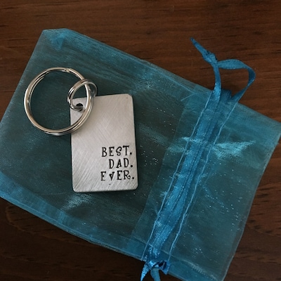 Best.dad.ever. Keychain fathers Day Keychain-gift for Dad-custom ...