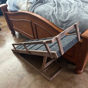 12x56 Adjustable Ramp 2 Side Rails Carpet Traction Bumps Small to ...