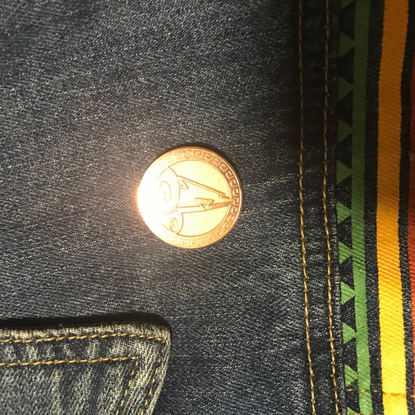 Symbol of the Gods Inspired Hard Enamel Pin - Etsy