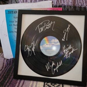 Queen Signed Vinyl Record Display - Etsy