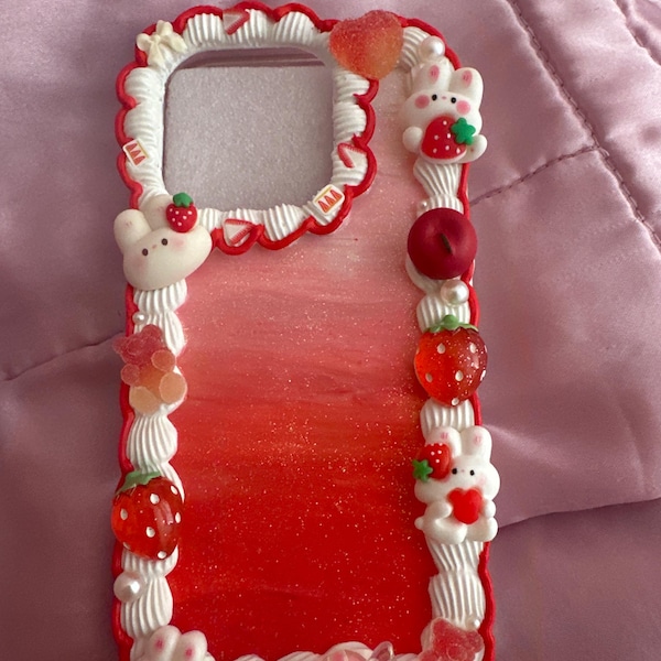 Decoden Phone Case, Strawberry/sprinkles Phone Case, 3D iPhone Case ...