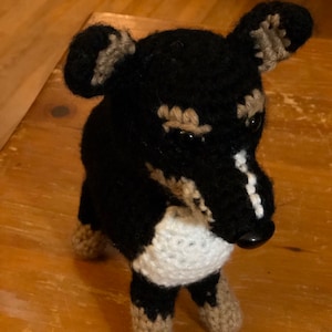 Amidogs Miniature Pinscher Amigurumi Dog CROCHET PATTERN Digital PDF ...