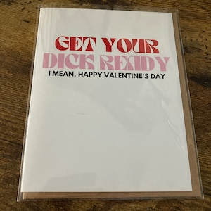 Dirty Valentines Card for Him Raunchy Valentines Day Cards for ...