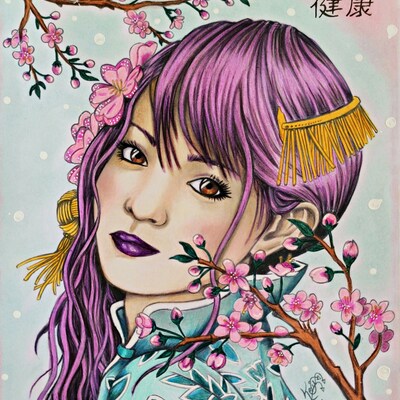 Camille / Kevin Teoart / Coloring Page / Grayscale Illustration - Etsy
