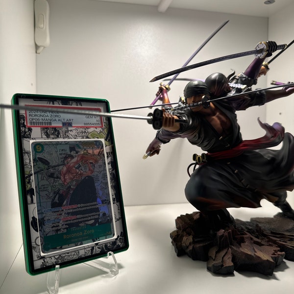 Zoro Manga Custom One Piece Graded Display Case - Etsy