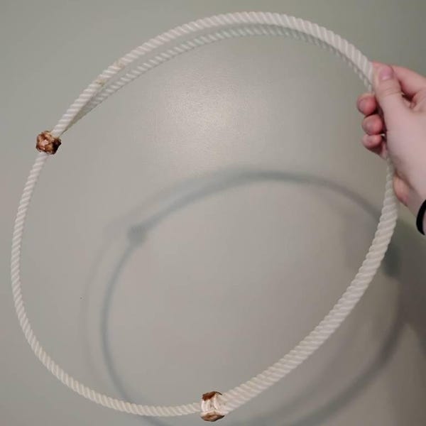 Lariat Liberty Horse Sliding Neck Ring Cordeo for Bridleless Riding ...