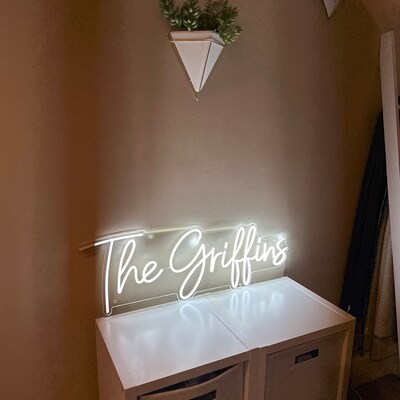 Custom Neon Sign Neon Sign Customized Gifts Wedding Signs Name Signs ...