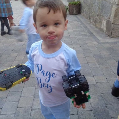 Flower Girl Pajamas, Page Boy Pyjamas Personalised - Etsy UK