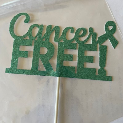 Cancer Free Cake Topper, Cancer Survivor Cake Topper, Cancer Survivor ...