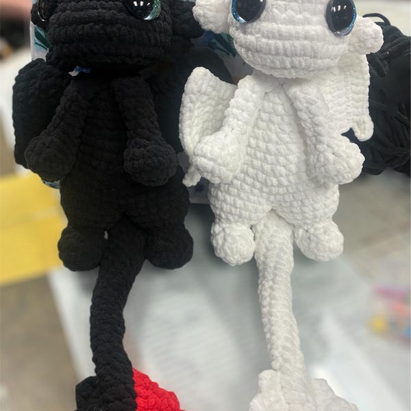 PLUSHIE Version - Nova the Fury Dragon PDF Crochet Pattern - Etsy