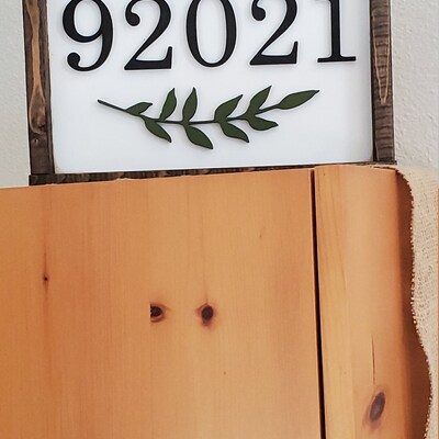 Zip Code Sign, Personalized Sign, Farmhouse Sign, Farmhouse Decor ...