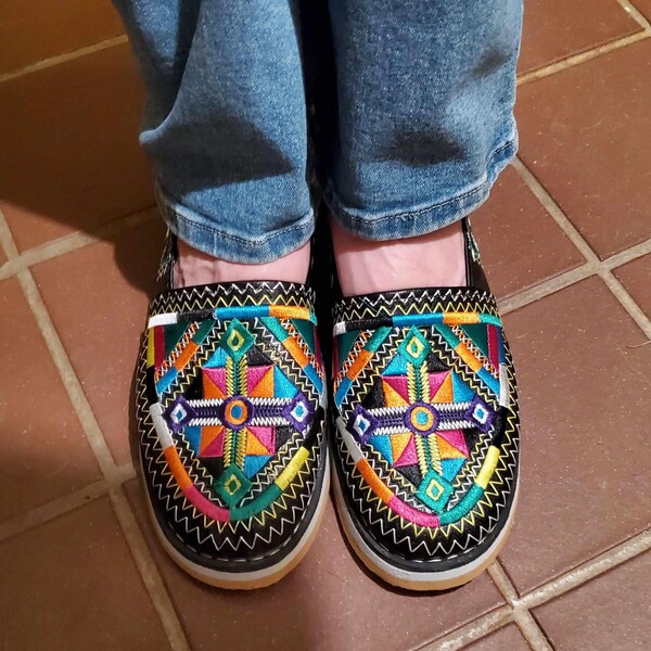 Moroccan Handmade Cyan Berber Babouche for Women Handcrafted Leather ...