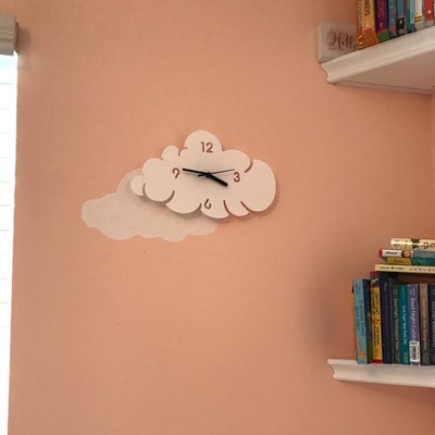 Cloud Wall Clock - Etsy