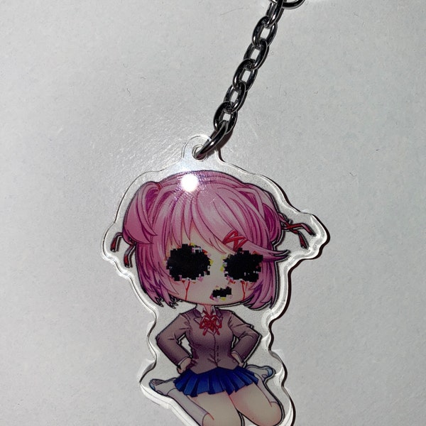 Doki Doki Literature Club Charms DDLC Keychains Monika Charm Natsuki ...