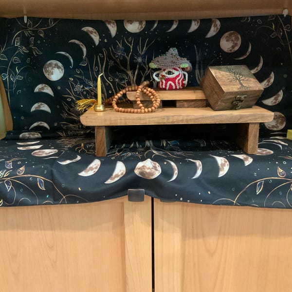 Buddhist Pine Mini Altar - Light Walnut, Chocolate & Gunstock Stain ...