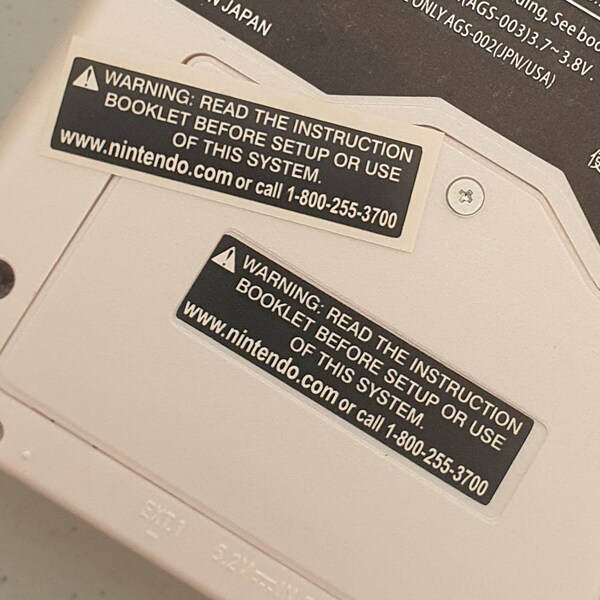 Gameboy WARIO LAND 2 Replacement Label Decal Sticker Precut - Etsy