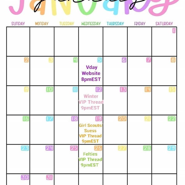 Rainbow Notes, Printable To-do List, Small Business Planner, Instant ...