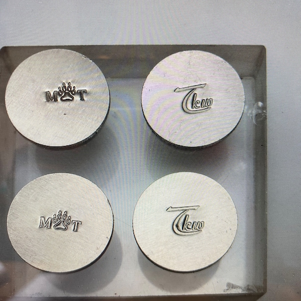 Custom Blacksmith Touchmark Stamp Custom Steel Hand Stamp Stainless ...