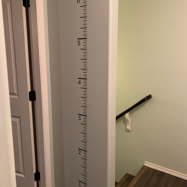 Growth Chart Ruler Decal - Children's Vinyl Wall Decal - Etsy