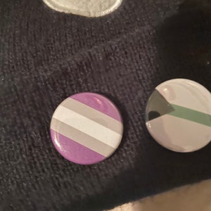 Demi Boy Pride Flag Pin Round Circle Button 1 Pin | Etsy