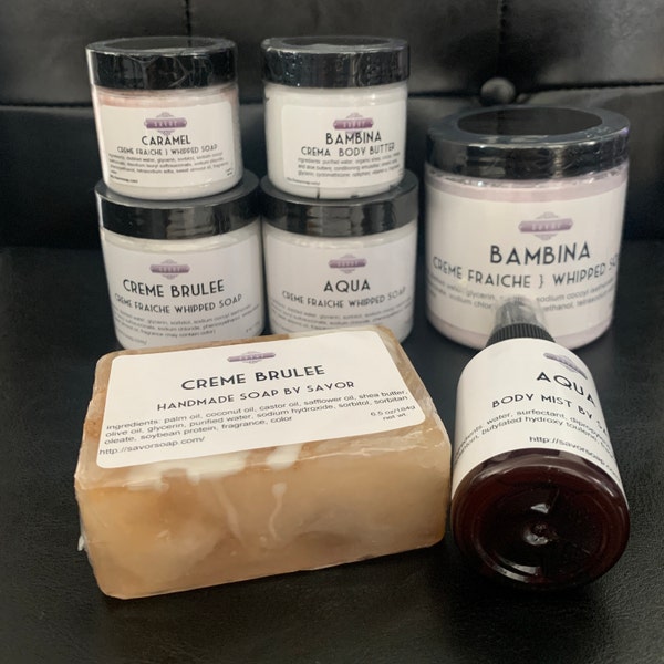 Whipped Soap by Savor - Creme Fraiche - Custom Scent and Size - Etsy