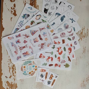 Vintage Meer Sticker Set Aufkleber Maritim Journal Sticker | Etsy