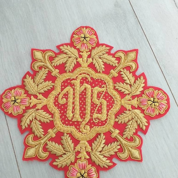 High Quality Hand Made Embroidered IHS Emblem - Etsy