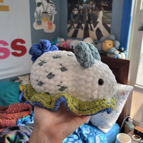 Dorid Nudibranch Amigurumi Pattern, Crochet Sea Slug Pattern Only - Etsy