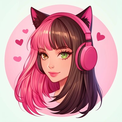 Premade Icon for Twitch Streamers and Social Media Beautiful ...