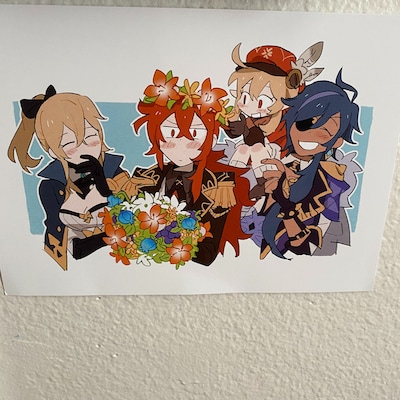 Genshin Impact Prints - Etsy