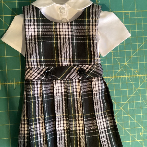 Girl's Plaid Cross Tie-back to School Uniform Adjustable Neck Tie With ...