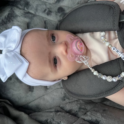 Princess Shamballa Crystal Romany Keepsake Dummy/pacifier Clip ...