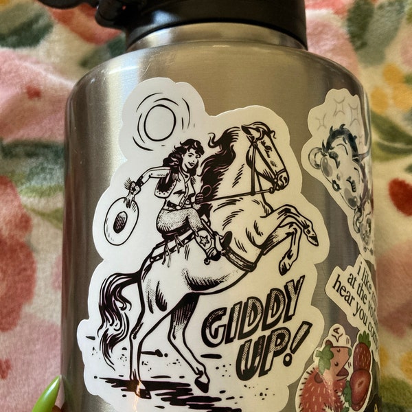 The Original Coors Cowboy Sticker, Rodeo Water Bottle Sticker, Vinyl ...