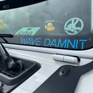 Wave Damnit Decal - Etsy